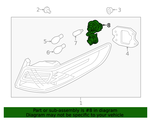 92480-D5000 - Socket 2016-2020 Kia Optima | Kia.Parts Store