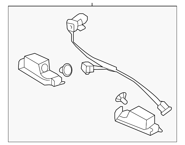 92501-1W200 - License Lamp 2012-2017 Kia Rio | Kia.Parts Store