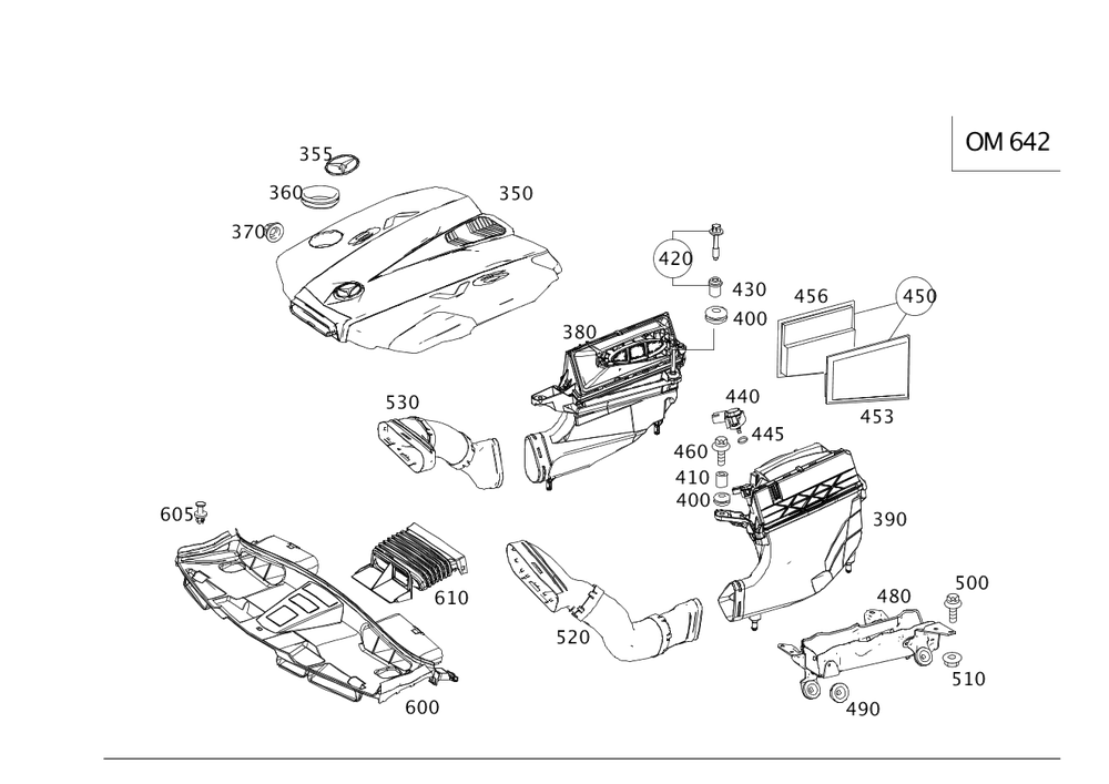 2011-2013 Mercedes-Benz E350 Fan Shroud 212-500-03-55 | MB OEM Parts