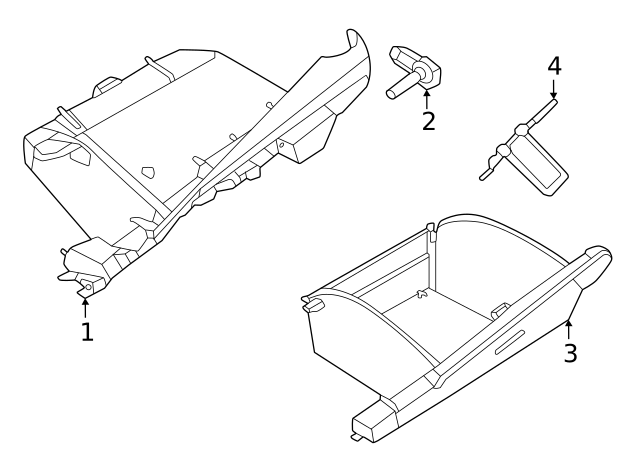 68510-5EE0A - Glove Box 2020-2024 Nissan | Nissan Parts & Accessories ...