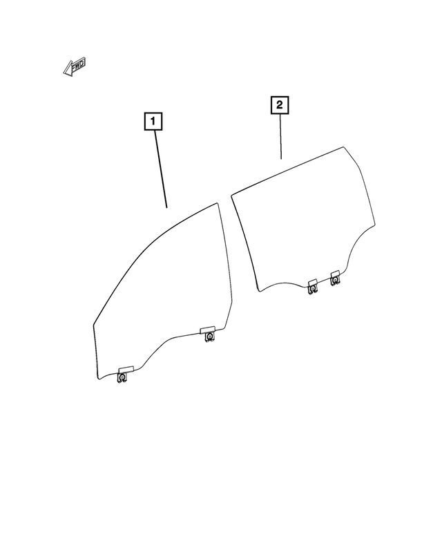2014-2021 Jeep Cherokee OEM NEW 2014-20 Mopar Jeep Cherokee Front Door ...