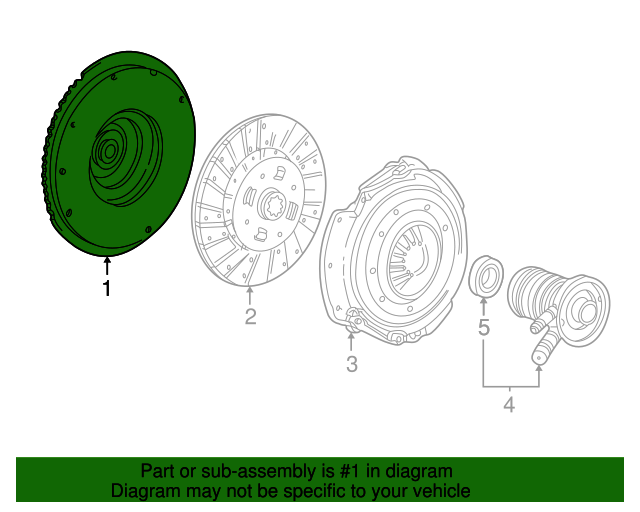 1995-2008 Ford Ranger Flywheel f57z6375b | TascaParts.com