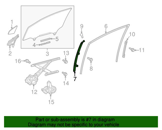 2012-2019 Toyota Prius C Frame 67402-52140 | Toyota Parts Center