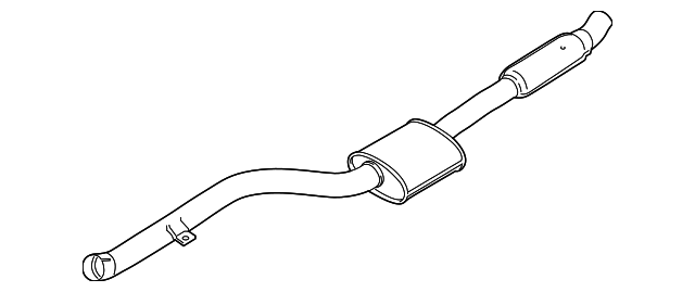 Genuine BMW 18-30-8-693-941 | Exhaust Muffler | FREE Shipping on Most ...