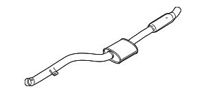 Genuine BMW 18-30-8-693-941 | Exhaust Muffler | FREE Shipping on Most ...