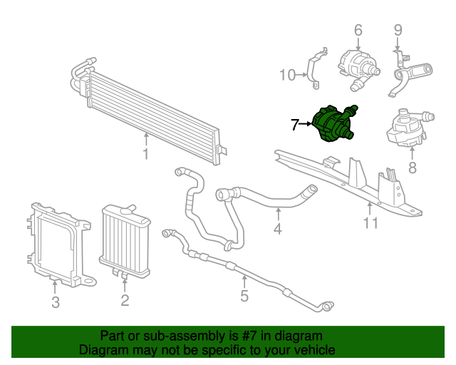 11518638240 - 2016-2018 BMW 330e Auxiliary Pump (11-51-8-638-240) | BMW ...