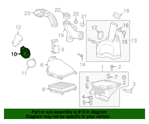 Genuine OEM Acura - Air Flow Tube Part# 17228-RDF-A00 | Acura Parts For ...