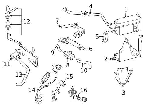 Emission Components for 2019 Mitsubishi Eclipse Cross | Mitsubishi ...