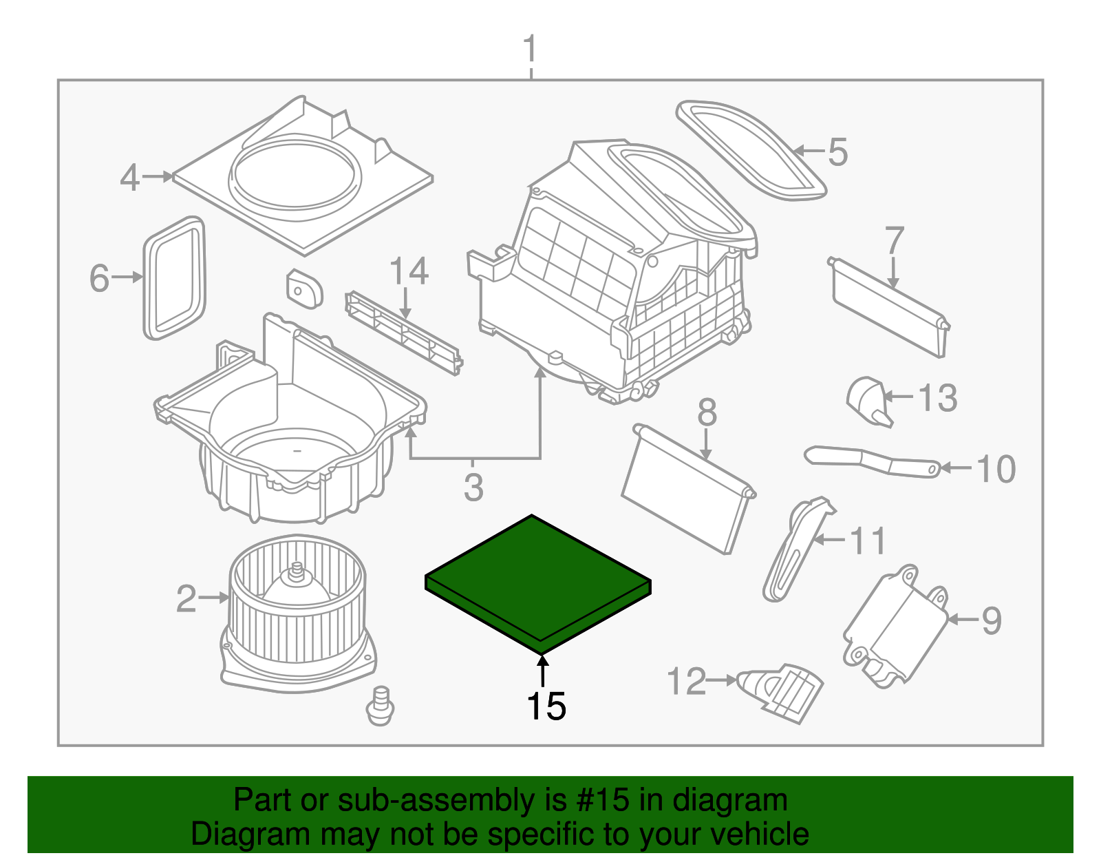 2009-2025 Nissan Value Advantage™ IN CABIN AIR FILTER H7277-1EA0JNW ...