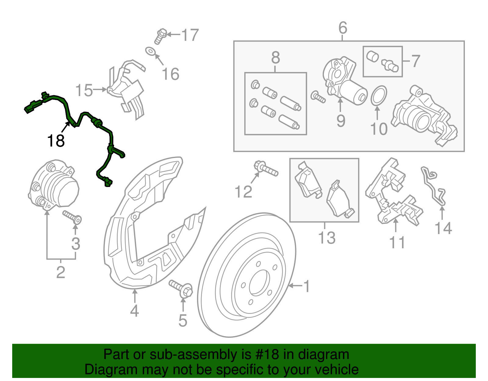 2018-2023 Ford Motorcraft™ ABS Sensor BRAB-567 | OEM Parts Online