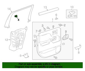 2014-2023 GM Multi-Purpose Retainer 11547446 | GMPartsDirect.com
