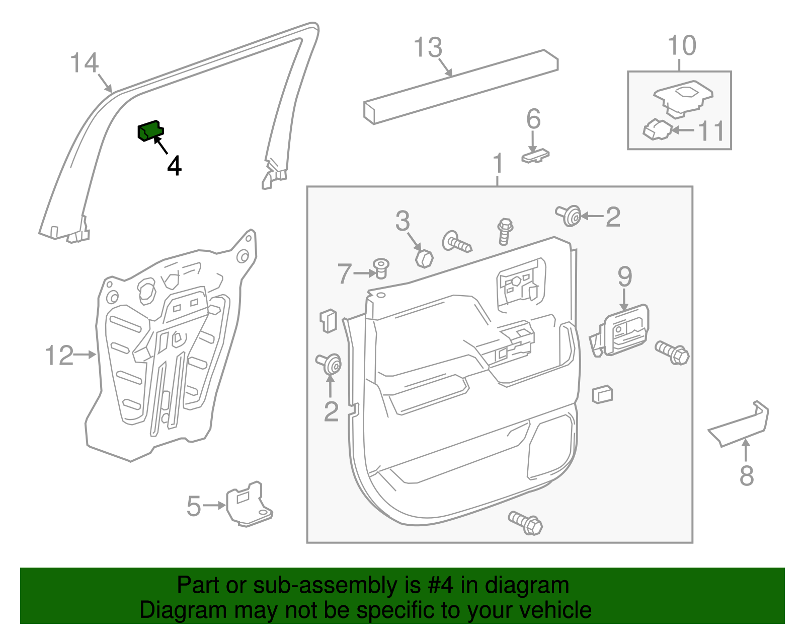 2014-2025 GM Multi-Purpose Retainer 11547446 | QuirkParts