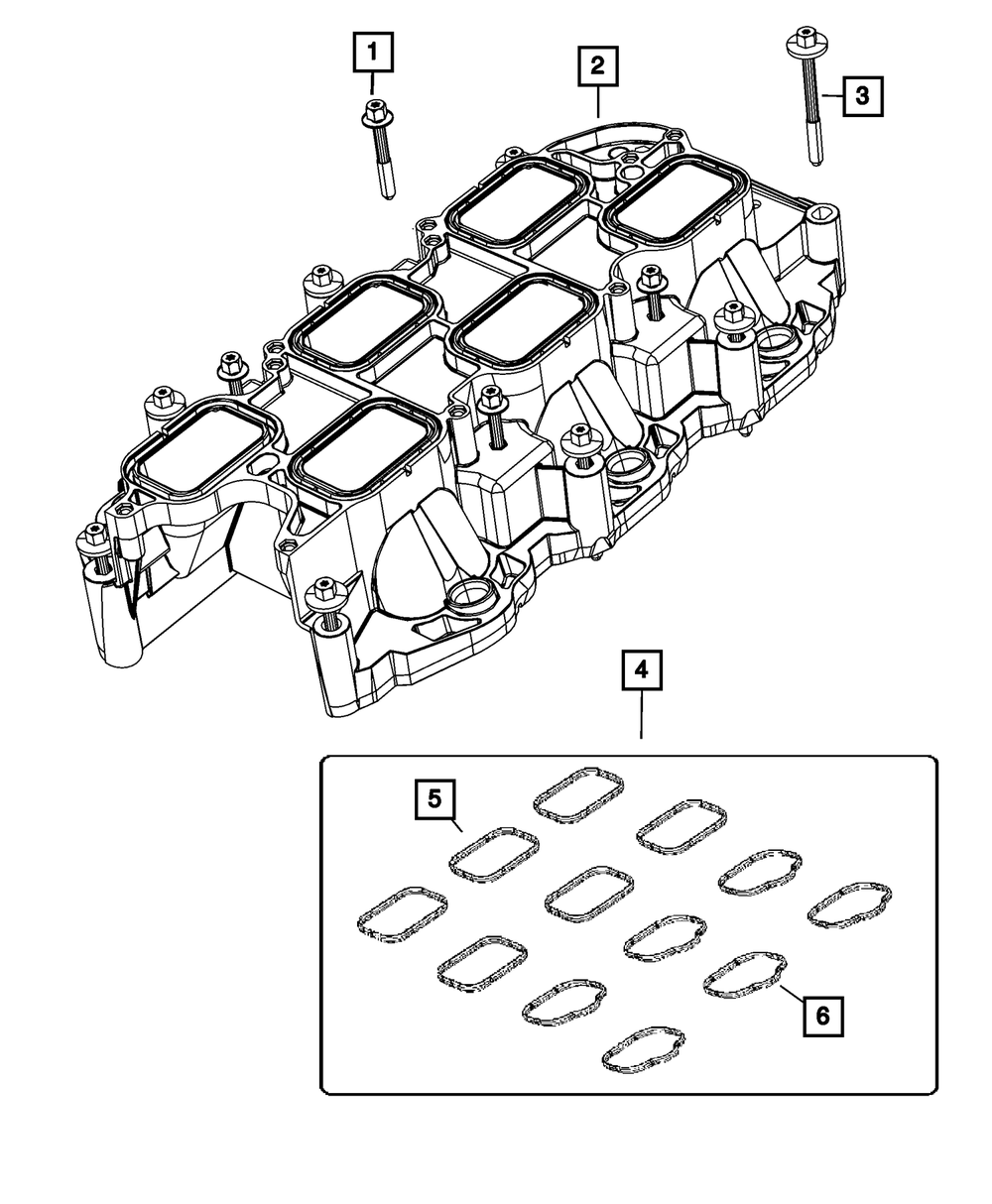 2011-2020 Mopar Intake Plenum Gasket 5184562AC | Mopar eStore