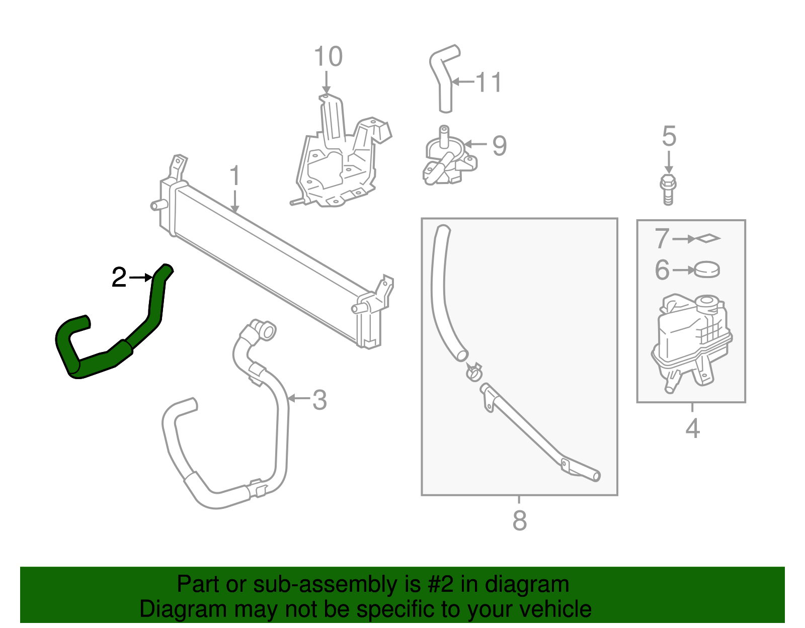 2012-2018 Toyota Hose G9227-06010 | Toyota Parts Center
