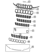 Grilles for 2021 Jeep Grand Cherokee L | Mopar eStore