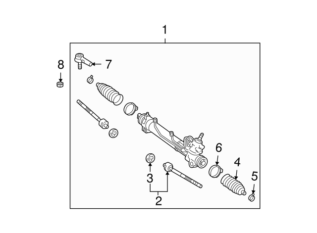 45460-09060 - Outer Tie Rod 2004-2009 Lexus | Lexus Parts Outlet