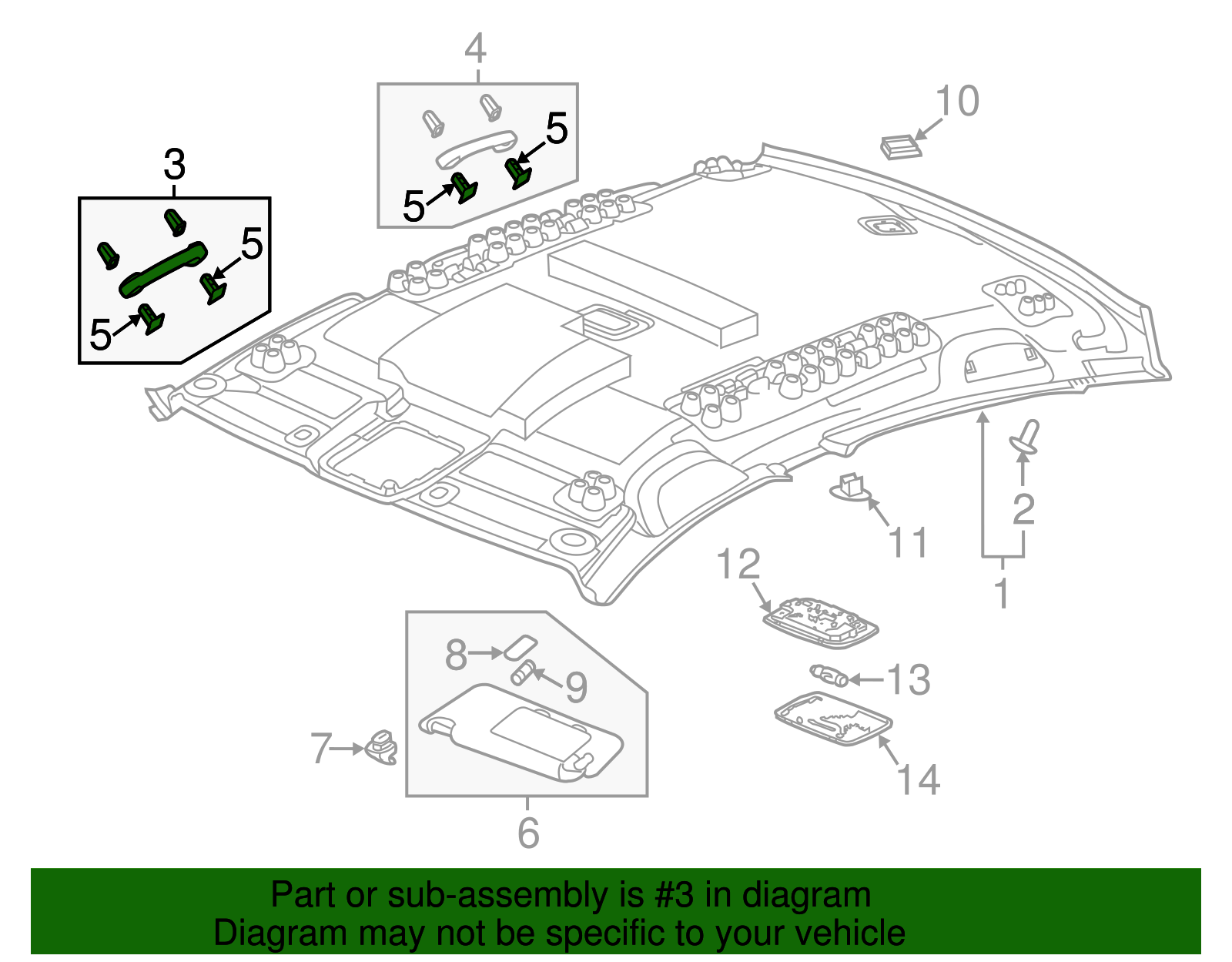 83240-T5A-A01ZA - 2016-2025 Honda - Grab Rail Assembly *NH900L* (Deep ...