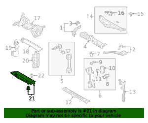 2020-2025 Lexus | Lower Air Guide | 16592-10010 | Express Lexus Parts