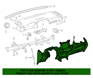 2013-2018 Toyota RAV4 Instrument Panel 55312-0R030-C0 | Toyota Parts Center