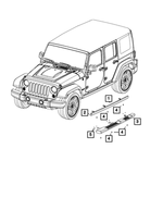 Moldings and Ornamentation for 2019 Jeep Wrangler | Mopar Online Parts