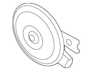 1995-2016 Hyundai Low Note Horn 96610-3K001 | OEM Parts Online