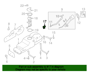 17226-9FT0A - Vent Hose 2022-2024 Nissan | Nissan Parts & Accessories ...