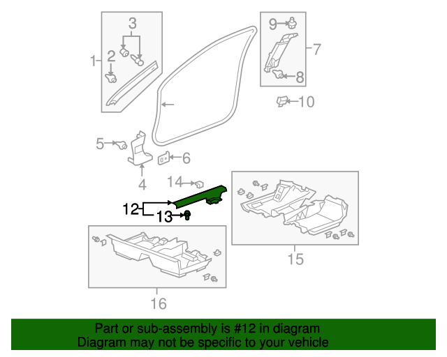84251-TA0-A01ZA - Door Sill Plate 2008-2012 Honda Accord | AutoNation Parts