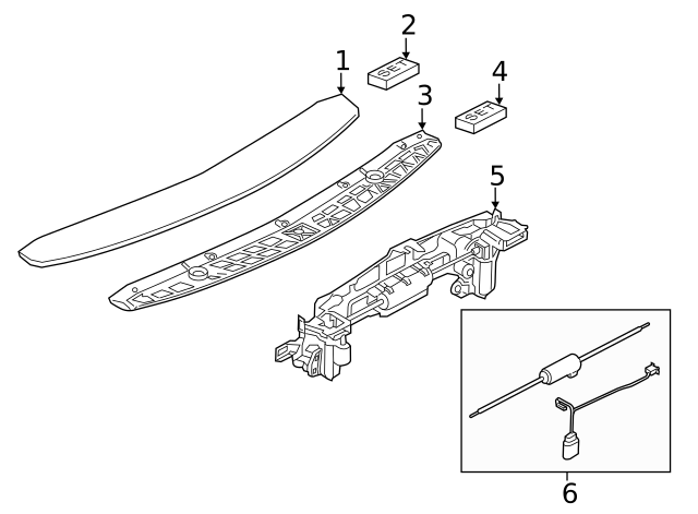 982-898-125 - Spoiler Kit 2017-2024 Porsche | AutoNation Parts