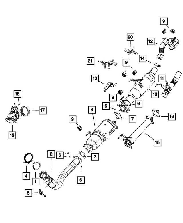 2016-2018 Ram 3500 Catalytic Converter 68371837AA | Mopar eStore