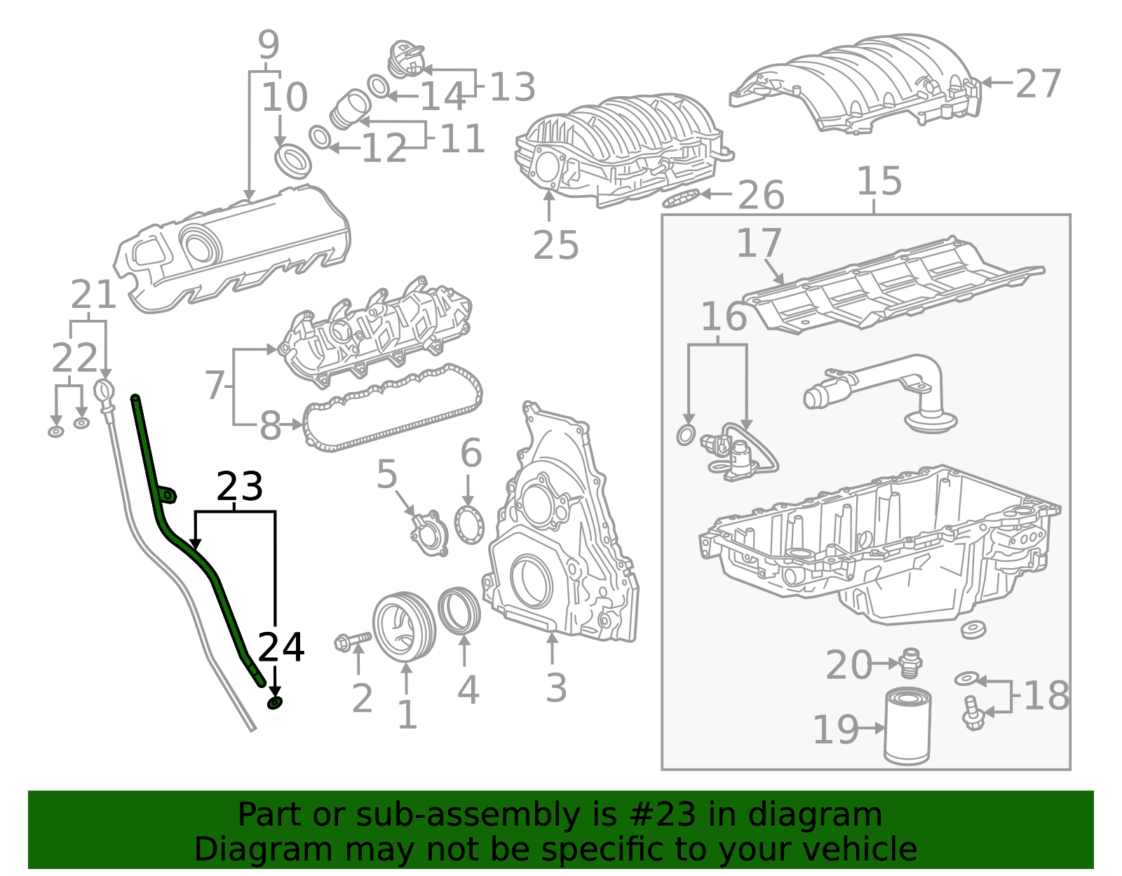 2020-2024 Chevrolet Silverado 2500 HD (Replaces 12722255) Engine Oil ...