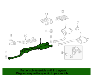 17410-36500 - Exhaust Pipe 2016-2024 Lexus | Lexus of Stevens Creek Parts