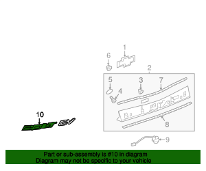 2017-2020 Chevrolet Bolt EV Driver Side Liftgate Bolt EV Logo 42547571 ...
