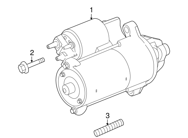 2010-2012 Ford Focus Starter Motor BB5Z-11002-C | OEM Parts Online