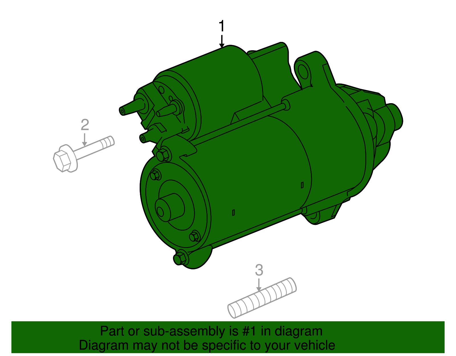 2010-2012 Ford Focus Starter Motor BB5Z-11002-C | OEM Parts Online