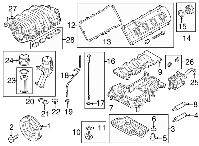 2011-2012 Audi A8 Quattro Intake Manifold 079-133-185-CJ | Audi USA Parts