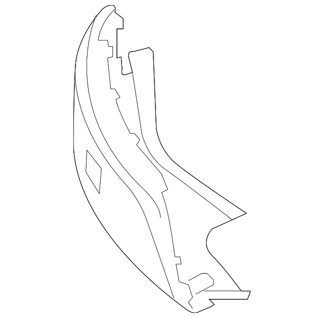 2003-2010 Volvo XC90 Side Cover 8648336 | Genuine Volvo Replacement Parts
