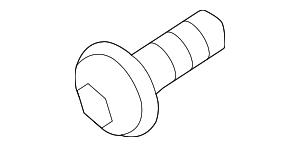 2007-2014 Volvo XC90 License Bracket Screw 30779148 | TascaParts.com