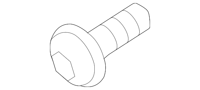 2007-2014 Volvo XC90 License Bracket Screw 30779148 | TascaParts.com