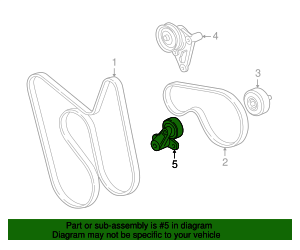 1999-2011 GM Belt Tensioner (Replaces Part Numbers 12562065 and ...