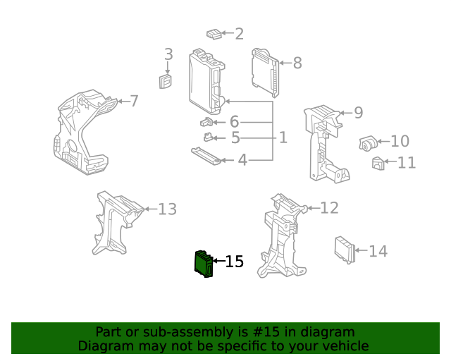 82660-0E070 - Main Relay Block - 2020-2021 Toyota Highlander | OEM ...