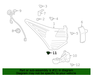 90189-06228 - Bumper Cover Grommet 2013-2024 Lexus | Lexus Parts Outlet