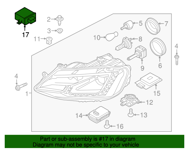 2013-2016 Volkswagen Jetta Control Module 5M0-907-357-F-Z0L | VW Parts ...