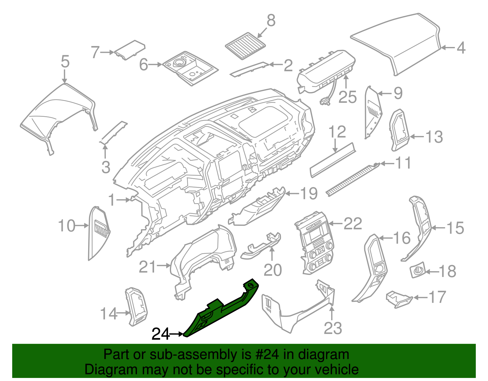 HC3Z-2504459-AD - Closure Panel 2017-2022 Ford | Big 3 Auto Parts