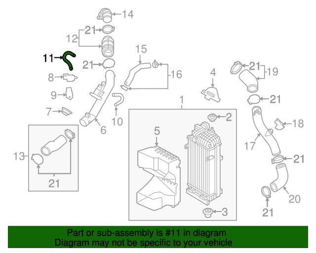 2015-2020 Hyundai Turbocharger Oil Line 28237-2G420 | AutoNationParts.com