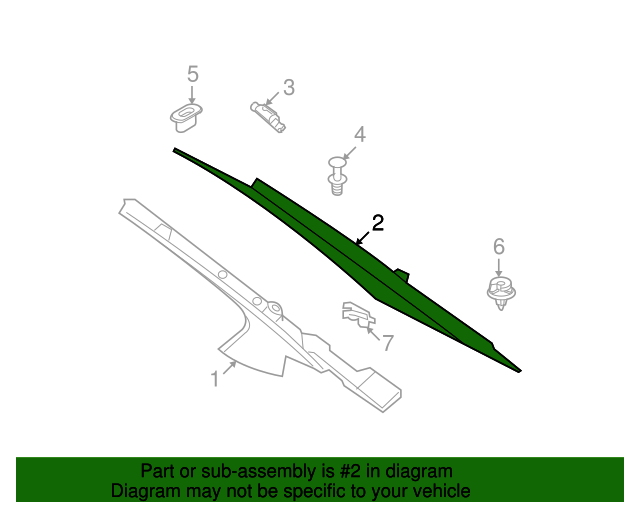 Genuine BMW 51-43-6-965-451 | Upper Quarter Trim | FREE Shipping on ...