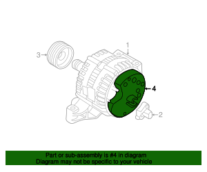 2012-2016 Volvo Alternator Air Duct 31288891 | AutoNationParts.com