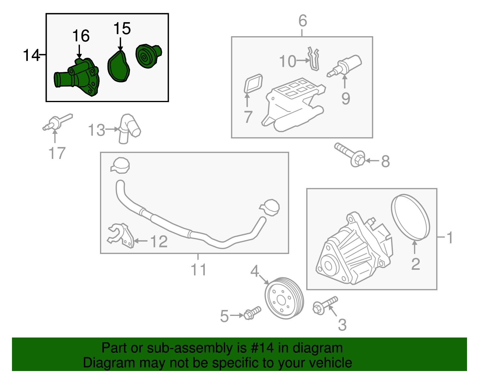 FR3Z-8575-B - Thermostat 2018-2022 Ford EcoSport | AutoNation Parts