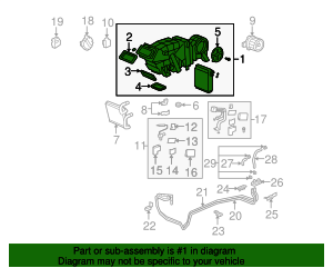 2007-2013 Acura MDX Evaporator Core 80225-STX-A03 | OEMAcuraPart