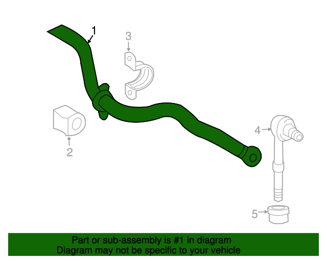 2013-2018 Toyota RAV4 Stabilizer Bar 48812-42040 | OEM Parts Online