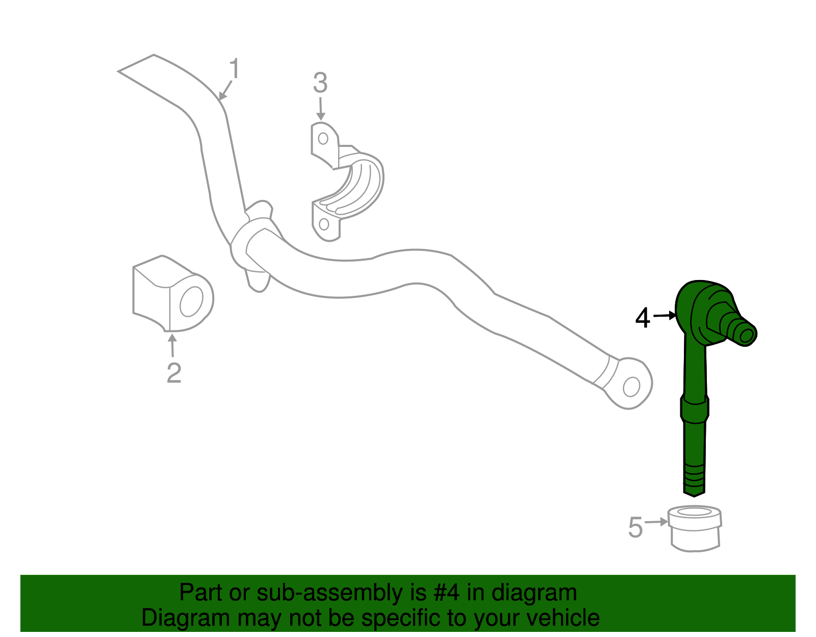 2006-2018 Toyota RAV4 Stabilizer Link 48830-0R010 | Toyota Parts Center